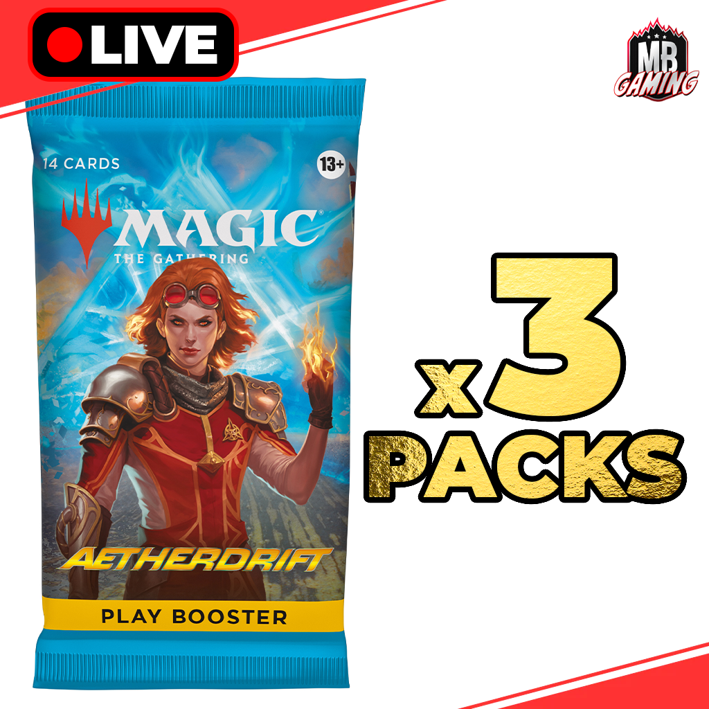 Magic The Gathering: Aetherdrift Play Booster Pack (x3) - LIVE ...