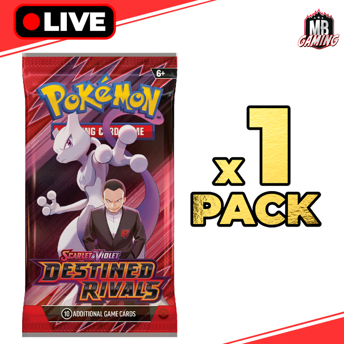 Pokemon: Destined Rivals Booster Pack x1 — mojobreakgaming