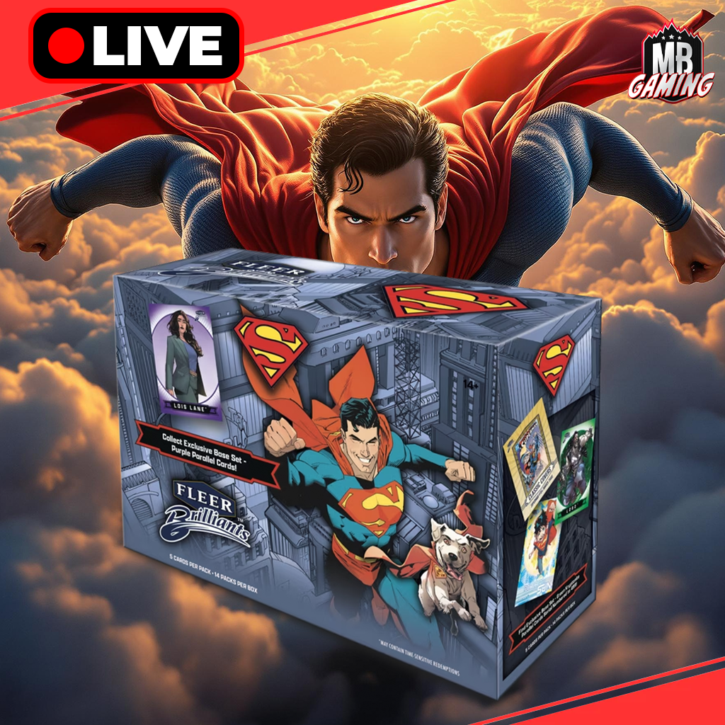 2025 Fleer Brilliants Superman Retail Mega Box — mojobreakgaming