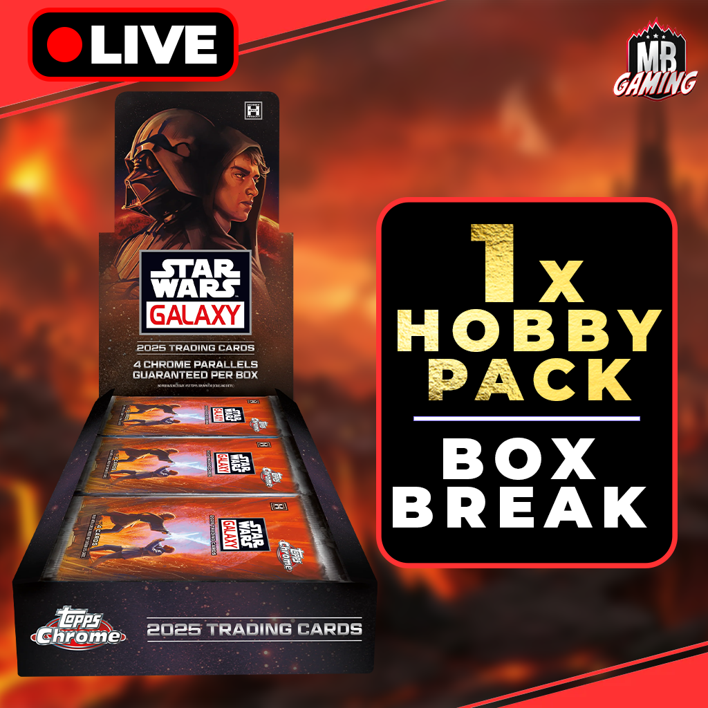 2025 Topps Chrome Galaxy Star Wars Hobby Box — mojobreakgaming